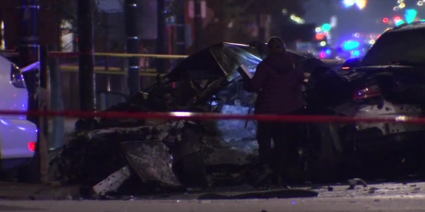 Two Dead In Multi Vehicle Crash In Chicago Myanmar International Tv